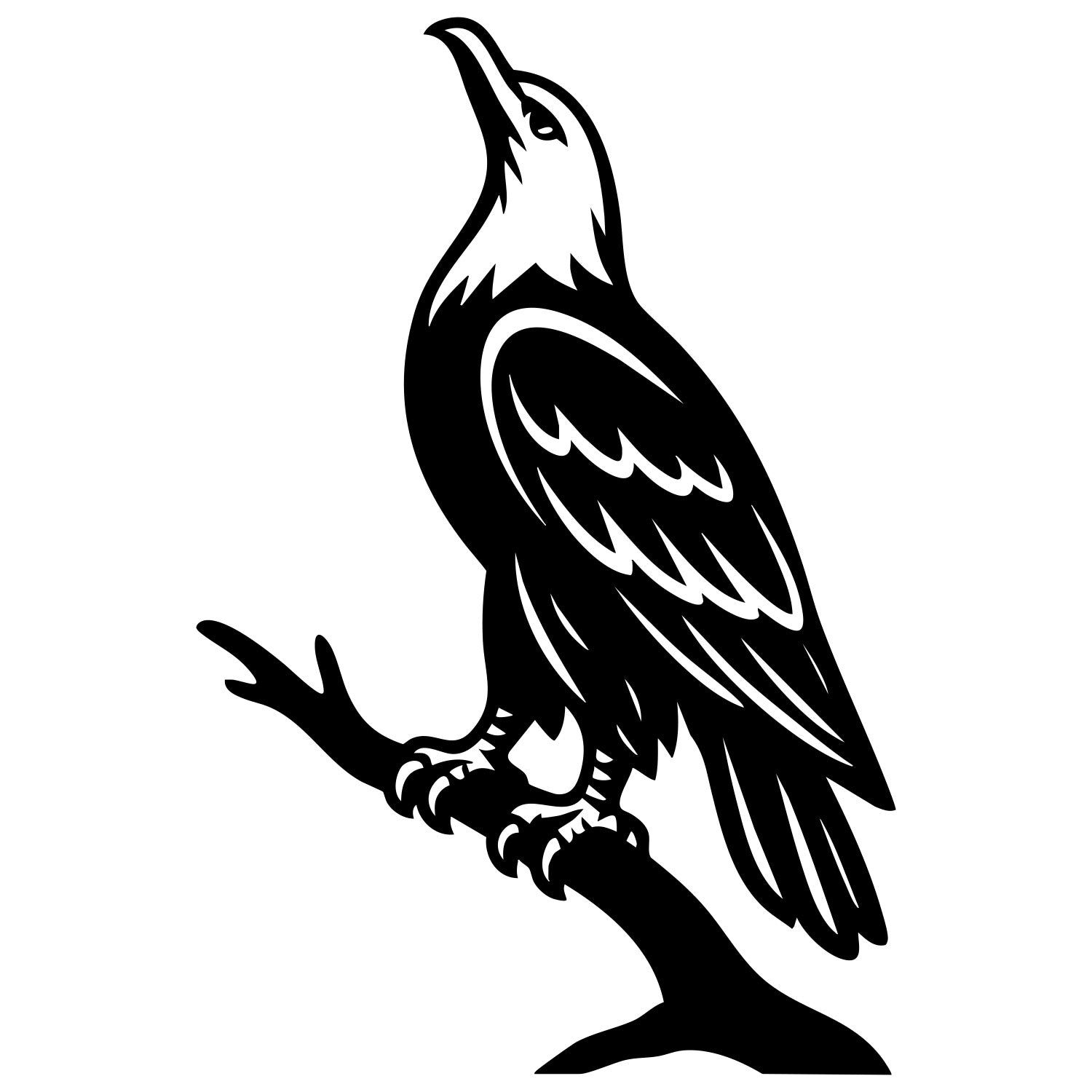 Bald Eagle DXF File – CNC Cutting Design | ABEAGLE11 – DXF Files for CNC