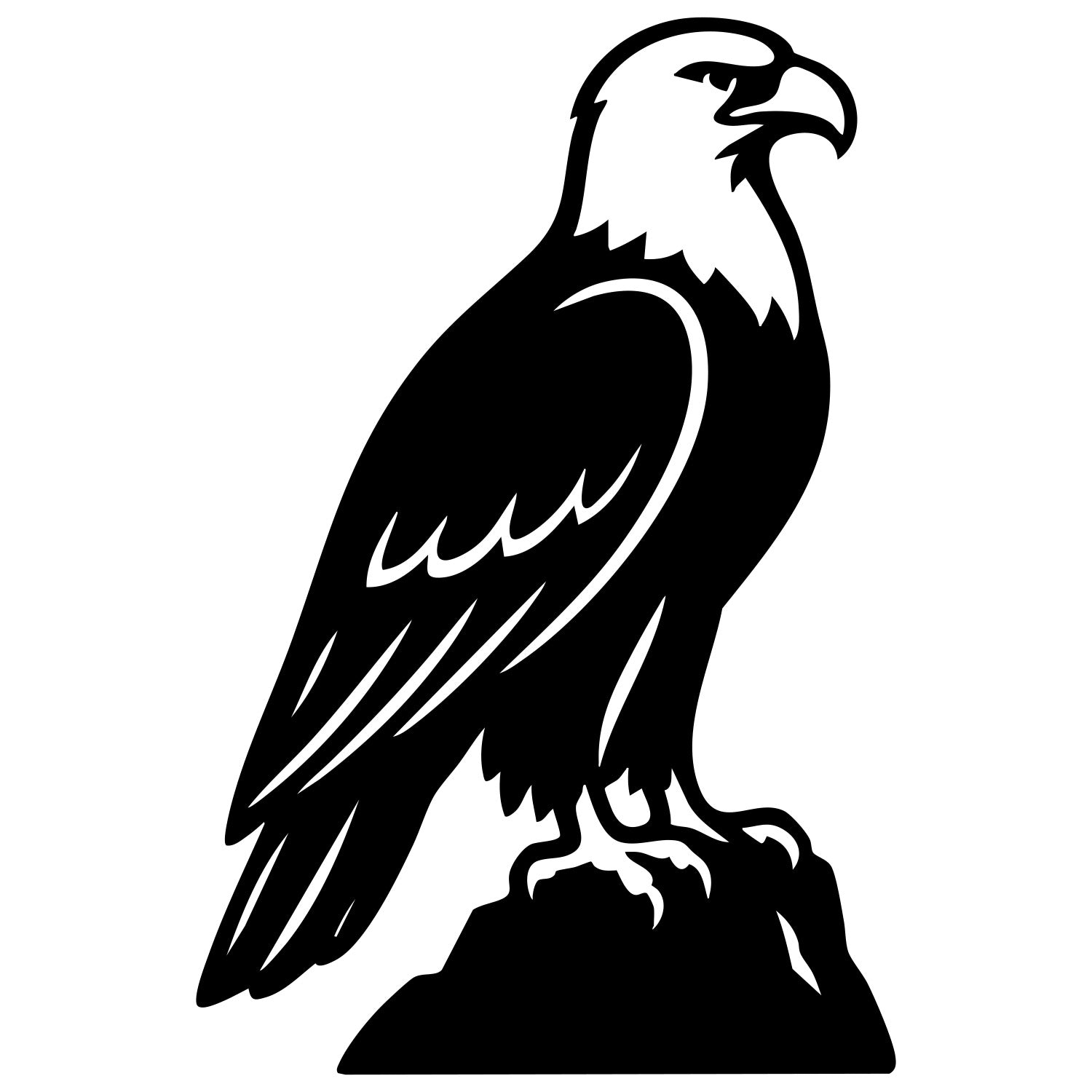 Bald Eagle DXF File – CNC Cutting Design | ABEAGLE24 – DXF Files for CNC