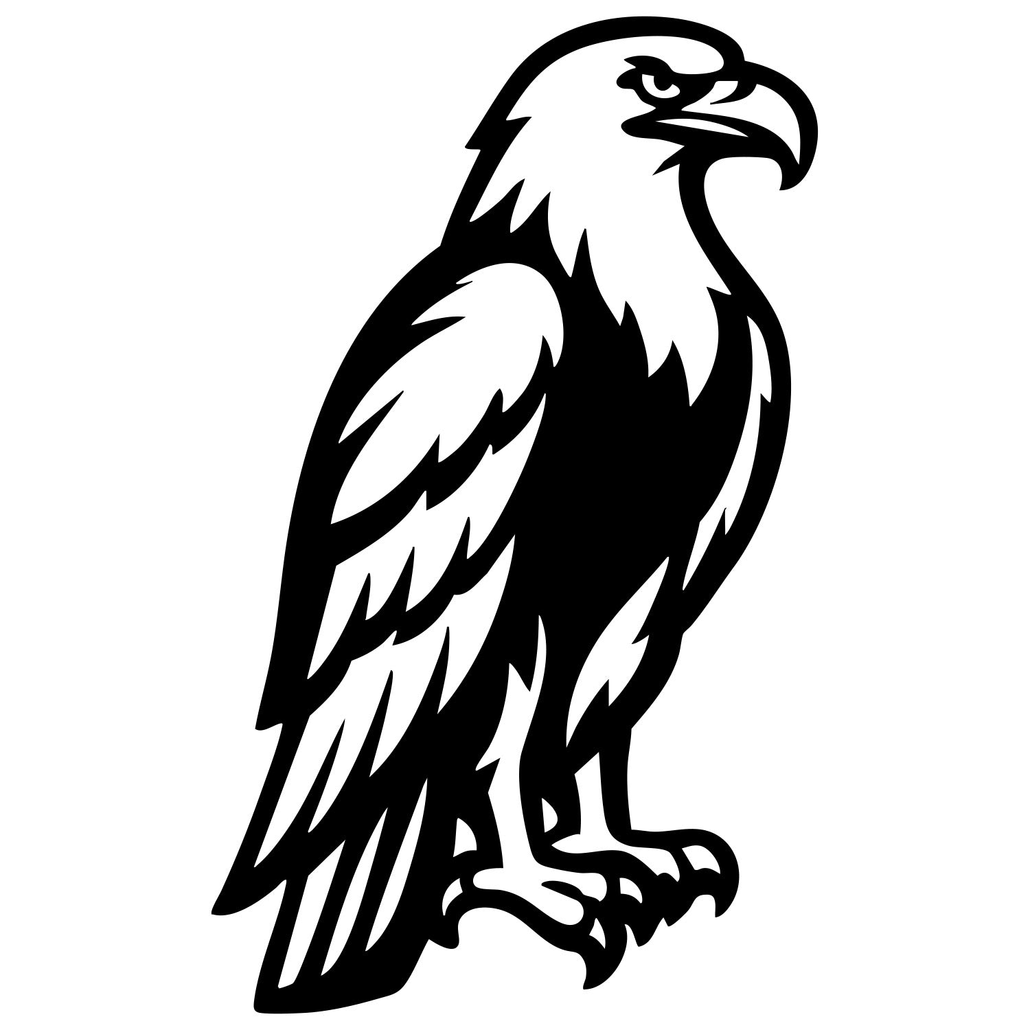 Bald Eagle DXF File – CNC Cutting Design | ABEAGLE112 – DXF Files for CNC