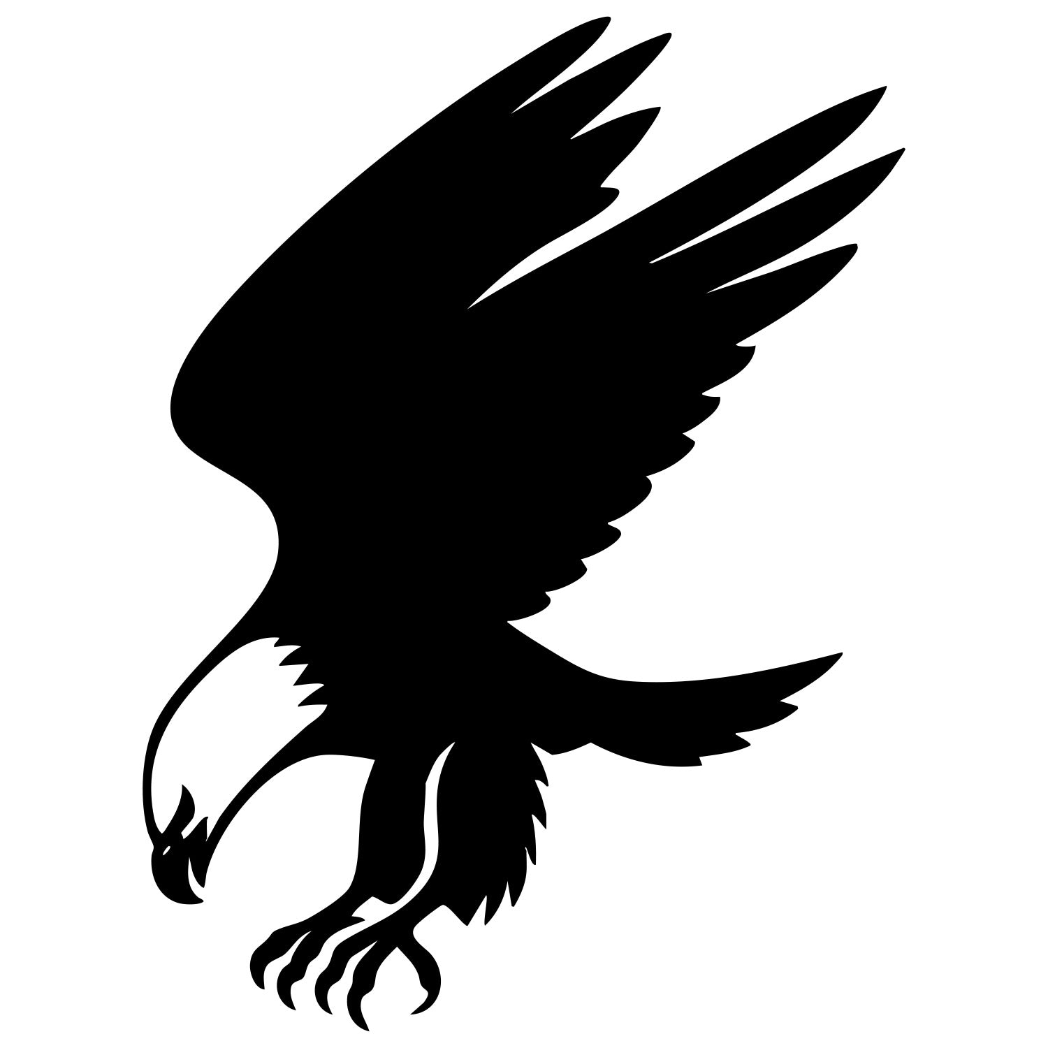 Bald Eagle DXF File – CNC Cutting Design | ABEAGLE66 – DXF Files for CNC