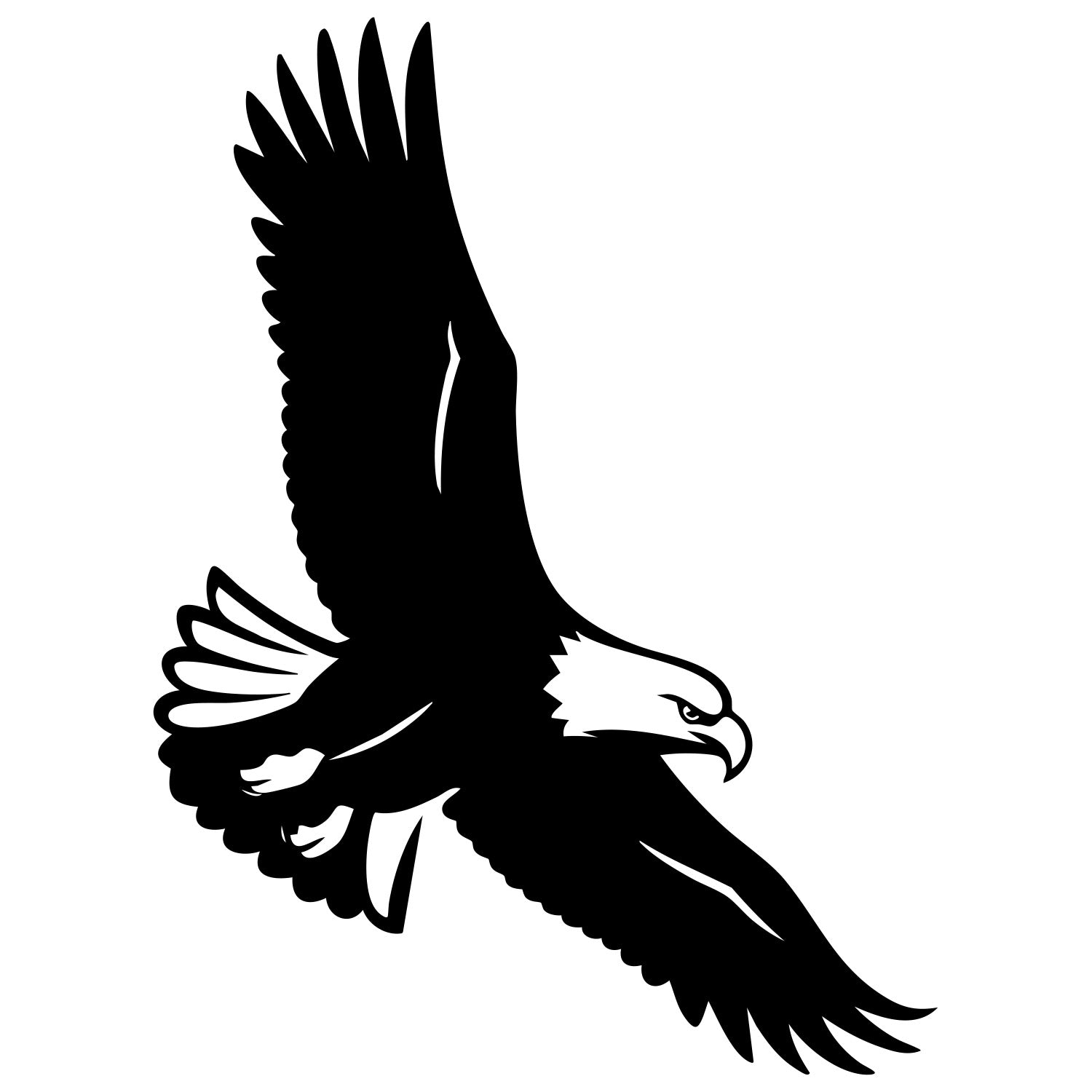 Bald Eagle DXF File – CNC Cutting Design | ABEAGLE71 – DXF Files for CNC