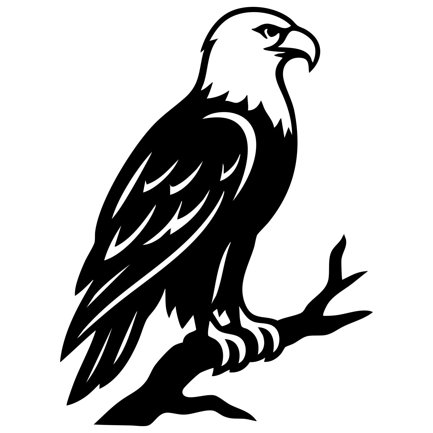 Bald Eagle DXF File – CNC Cutting Design | ABEAGLE83 – DXF Files for CNC