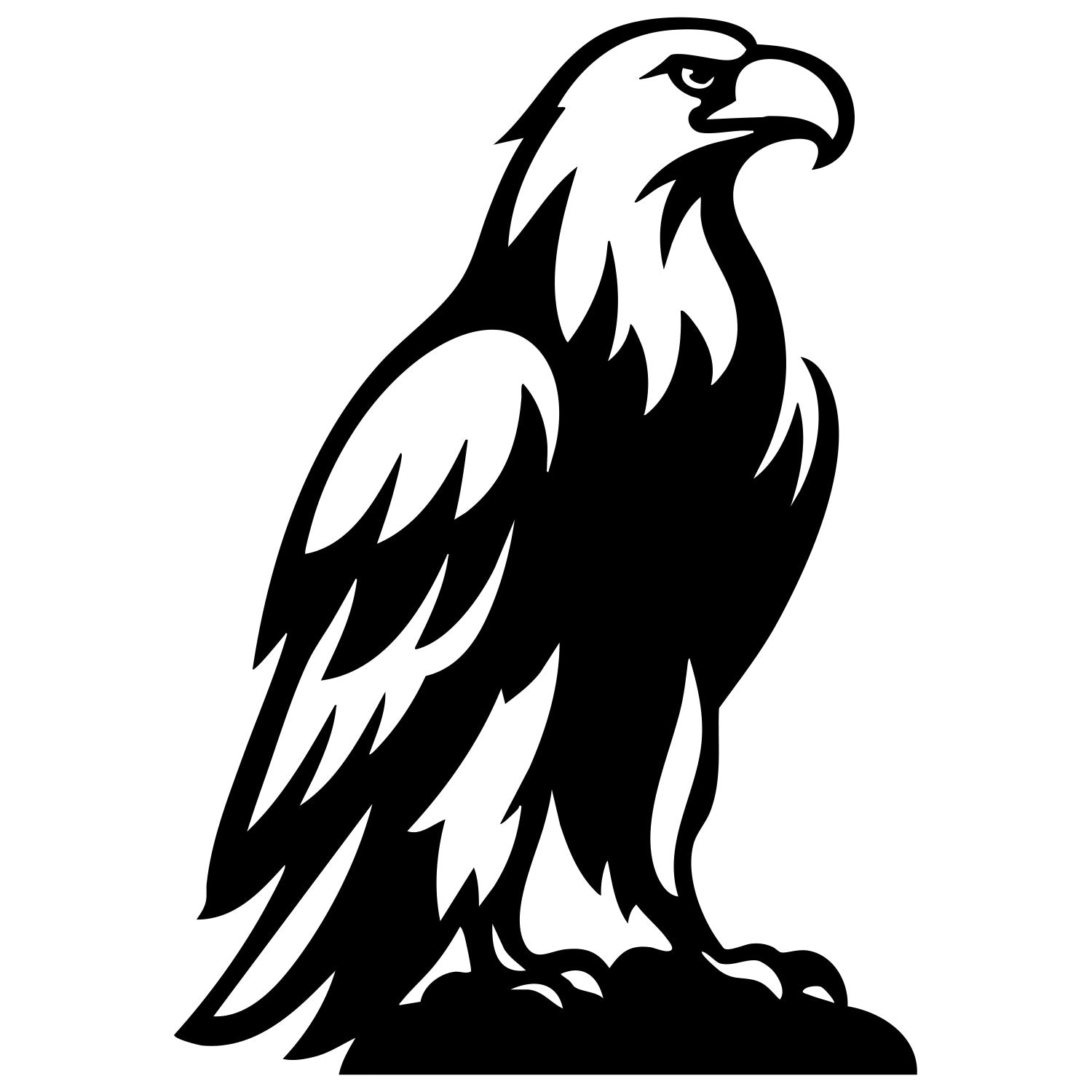 Bald Eagle DXF File – CNC Cutting Design | ABEAGLE95 – DXF Files for CNC
