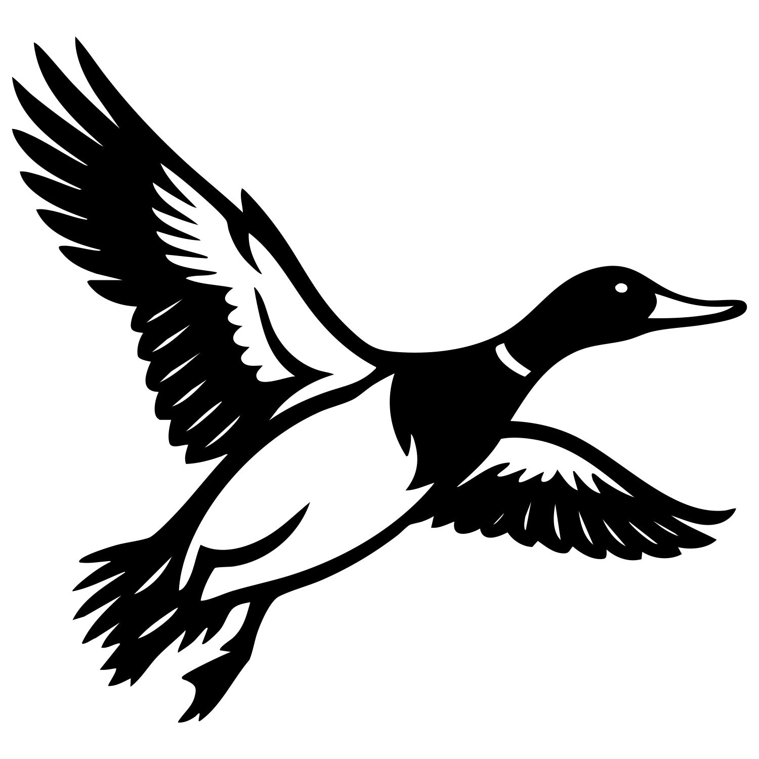 Mallard Duck DXF File – CNC Cutting Design | ABDUCK109 – DXF Files for CNC